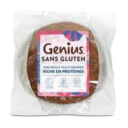 Pain boule multi graines sans gluten riche en protéines Genius ...