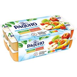 Purée de pomme-banane-fraise-abricot Paquito - Intermarché