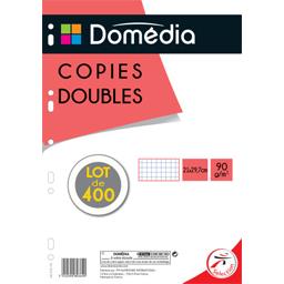 Copies doubles perforées 21x29,7 cm petits carreaux Domédia - Intermarché