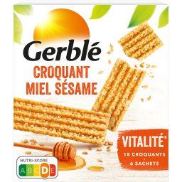 Biscuit croquant miel sésame Gerblé - Intermarché