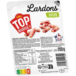Lardons nature Top Budget - Intermarché