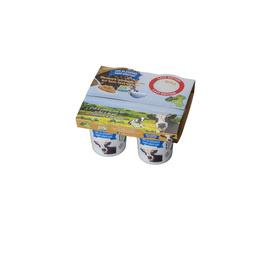 Yaourt café au lait entier bleu blanc coeur Les 30 Fermes De ...