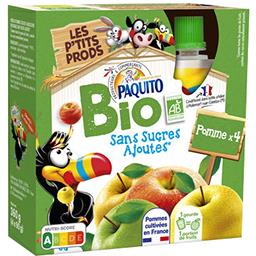 Purée pomme sans sucres ajoutés BIO Paquito Bio - Intermarché