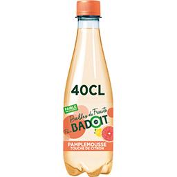 Eau gazeuse pamplemousse citron aromatisée - Bulles de fruits Badoit ...