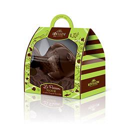 Le Poisson noir et sa friture noir et lait Révillon Chocolatier ...