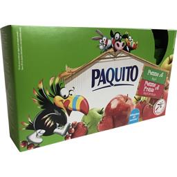 Compotes pomme et pomme fraise Paquito - Intermarché
