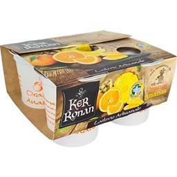 Yaourt orange ananas Ker Ronan - Intermarché