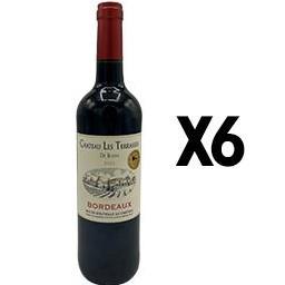 Bordeaux AOP, vin Rouge, 2022 Château Les Terrasses de Bouey - Intermarché