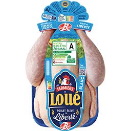Poulet blanc fermier élevé en liberté IGP Label Rouge Loué - Intermarché