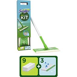 Kit balai attrape poussière - Le balai, les 9 lingettes sèches et 3 ...