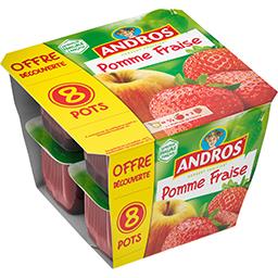 Dessert fruitier pomme fraise Andros - Intermarché