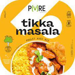 Poulet tikka masala avec riz P(v)re - Intermarché