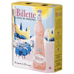 Côtes de Provence, vin rosé Billette - Intermarché
