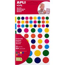Gommettes enlevables rondes Apli - Intermarché
