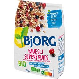 Céréales Muesli Superfruits BIO Bjorg - Intermarché