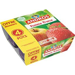 Dessert fruitier pomme fraise Andros - Intermarché