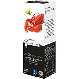 Le majestueux homard canadien entier cuit Les Créations, une marque ...