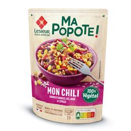 Ma popote - Chili haricots rouges , maïs et riz Lesieur - Intermarché