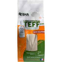 Farine complète de Teff blanc sans gluten Bha - Intermarché
