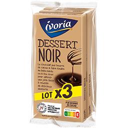 Chocolat Dessert noir Ivoria, une marque Intermarché - Intermarché
