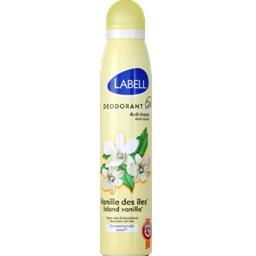 Déodorant anti-traces vanille des îles 24h Labell - Intermarché