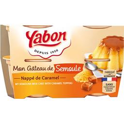 Gâteau de Semoule nappé de caramel Yabon - Intermarché