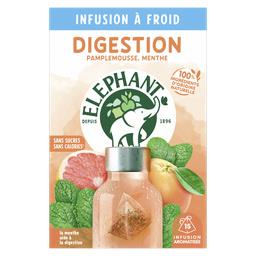 Infusion à froid Digestion saveur menthe pamplemousse Elephant ...