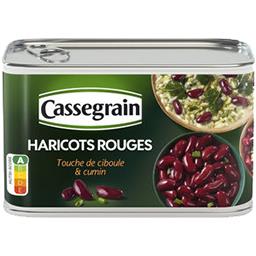 Haricots rouges ciboule et cumin Cassegrain - Intermarché