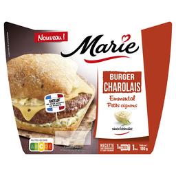 Burger charolais emmental petits oignons sauce béarnaise Marie ...