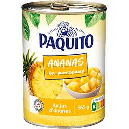 Ananas en morceaux au jus d'ananas Paquito, une marque Intermarché ...