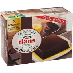 Dessert Le Fondant au chocolat noir Rians - Intermarché