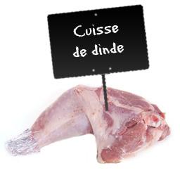 DINDE : cuisse, fermière LABEL ROUGE Le Choix du Volailler - Intermarché