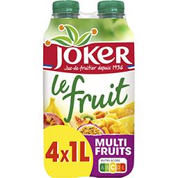 Le Fruit - Jus multifruits sans sucres ajoutés Joker - Intermarché