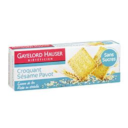 Biscuits Croquant aux graines de sésame et pavot Gayelord Hauser ...