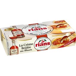 La Crème Brûlée au rhum de Guadeloupe Rians - Intermarché