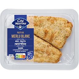 Filets de merlu blanc MSC meunière Cité Marine - Intermarché
