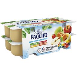 Purée de pomme-banane-fraise-abricot Paquito - Intermarché