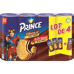 Prince - Biscuits goûts chocolat et tout choco au blé complet LU ...