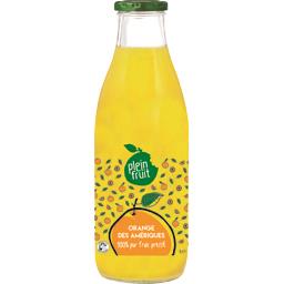 Jus d'orange des Amériques 100% pur fruit pressé Plein fruit - Intermarché