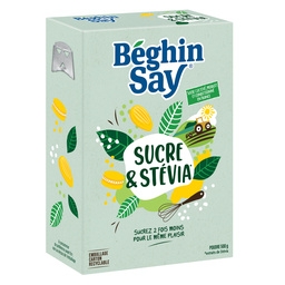 Sucre blanc en poudre et Stévia Béghin Say - Intermarché