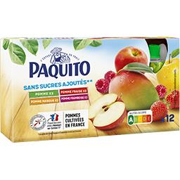 Assortiment de spécialités de fruits sans sucres ajoutés Paquito, une ...