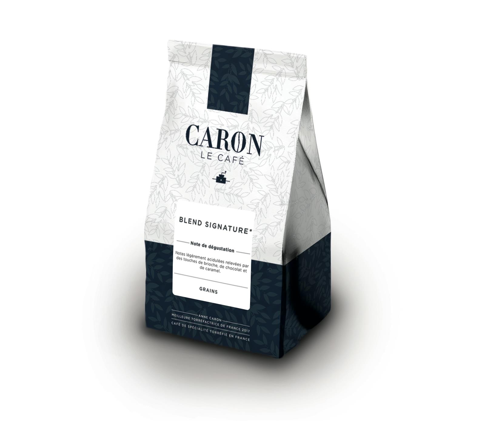 Café Caron blend torréfié en grains Café Caron - Intermarché