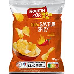 Chips saveur Spicy Bouton d’Or, une marque Intermarché - Intermarché