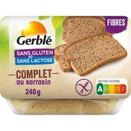 Pain complet sarrasin sans gluten Gerblé - Intermarché