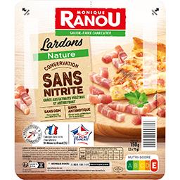 Lardons nature sans nitrites Monique Ranou - Intermarché