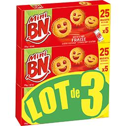 Mini - Biscuits goût fraise BN - Intermarché